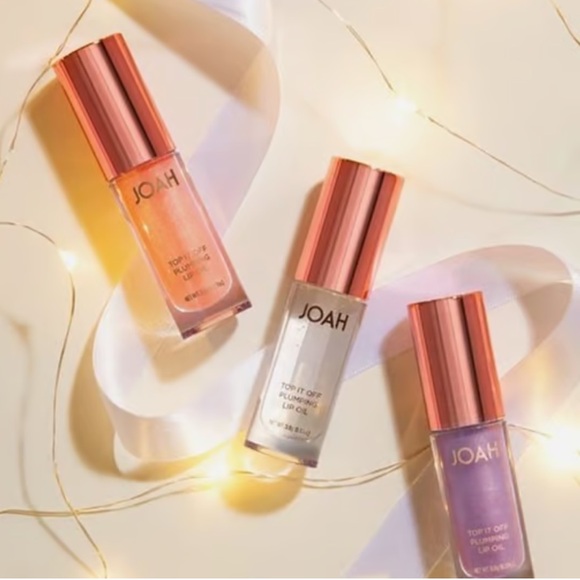 JOAH | Makeup | Nib Joah 3pc Top It Off Plumping Lip Oil | Poshmark